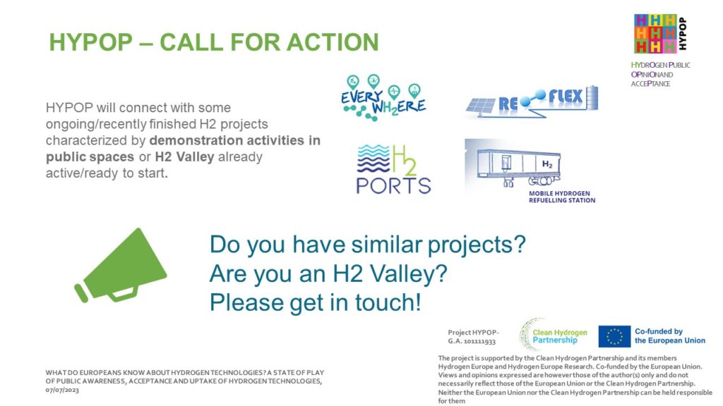 HYPOP project just started: awareness and trust towards hydrogen ...